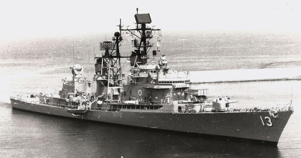 G.GYSSELS SHIPCOLLECTION: USS WILLIAM V.PRATT DDG 44 ex DLG 13