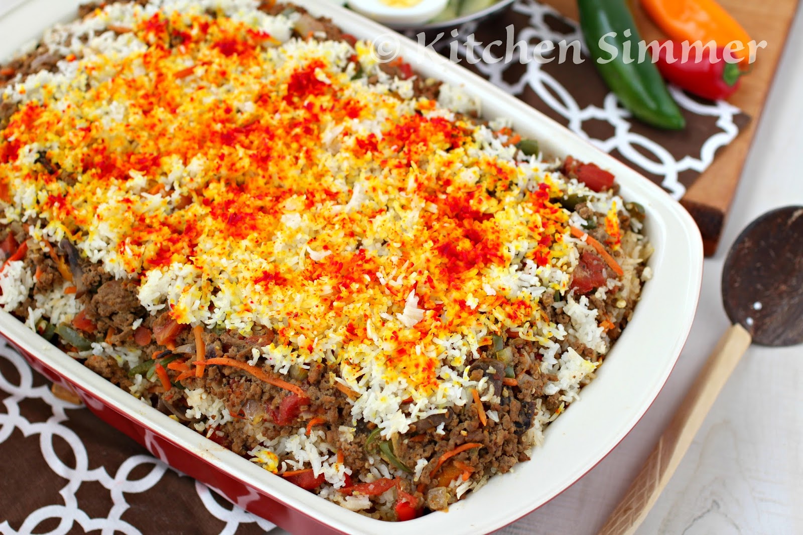 Kitchen Simmer: Mince Beef and Veggie Biryani