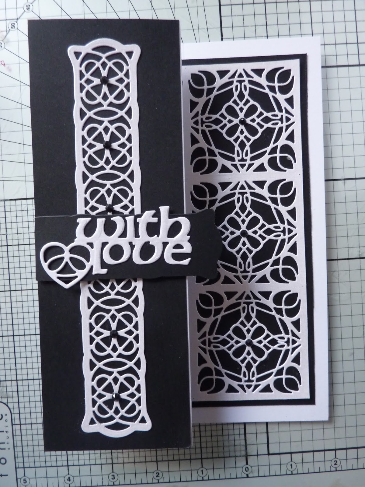 Handmade by Claire Lorraine: With Love Celtic Card