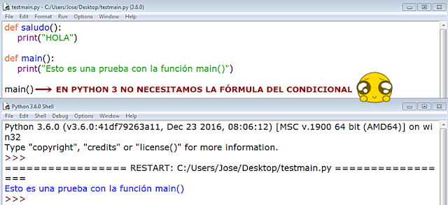 APRENDER A PROGRAMAR CON PYTHON: LA FUNCIÓN MAIN()