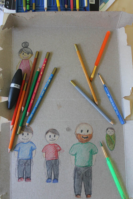 cute and peculiar: Easy DIY family puppets
