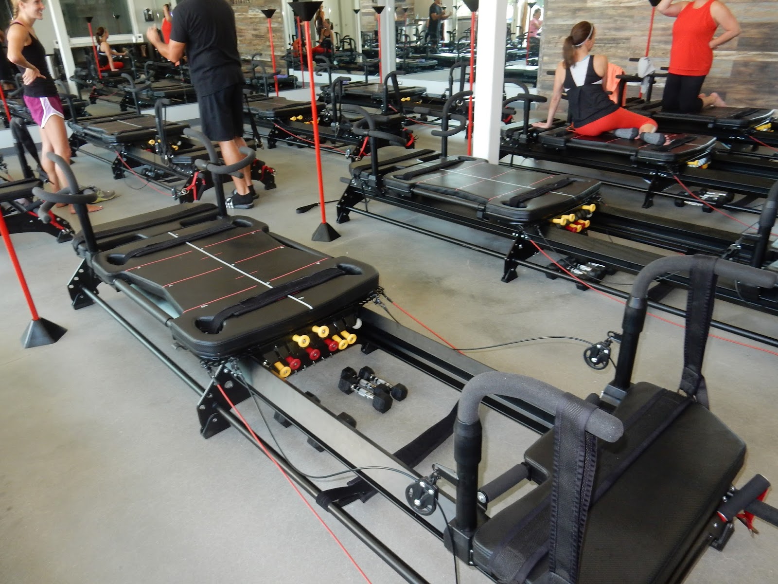 The Arnott Family Blog: Pilates on the Megaformer Machine