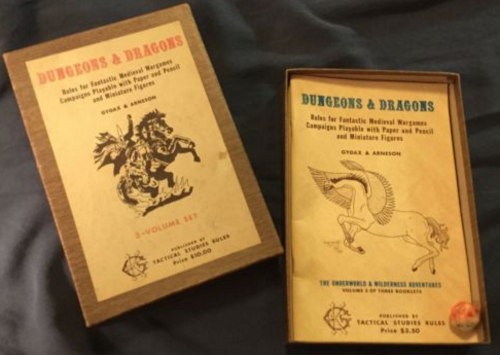 Tenkar's Tavern: There's a 1st Print - Woodgrain - Original Dungeons ...