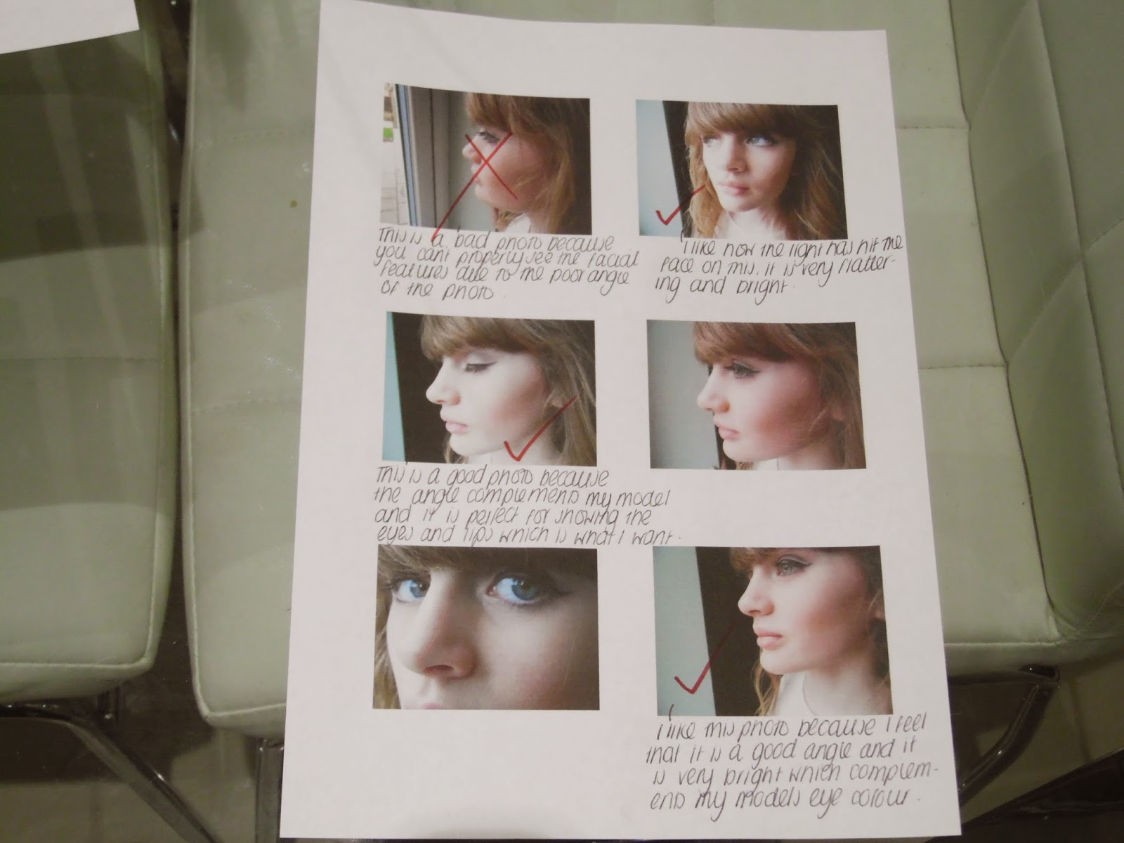 GCSE Graphics Unit 2: Contact Sheet