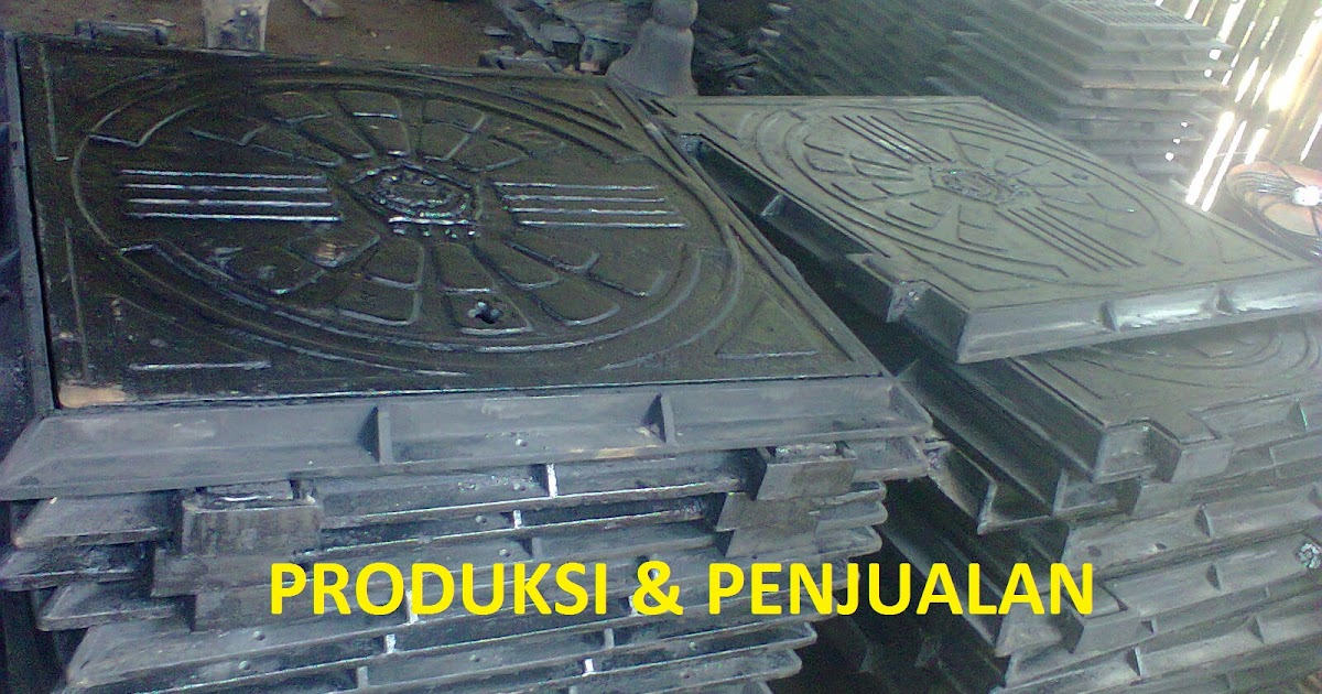 PENUTUP SELOKAN: Besi Penutup Parit