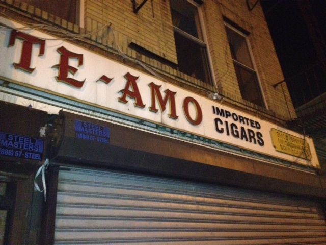 Lost City: The Story of the Te-Amo Cigar Sign, a New York Icon
