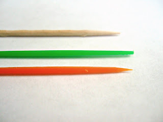 Wasting Gold Paper: 3 Reasons I Love Plastic Toothpicks