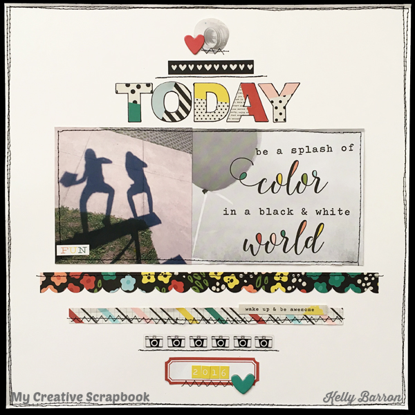 My Creative Scrapbook: White Space Scrapbook Page Process Video by ...