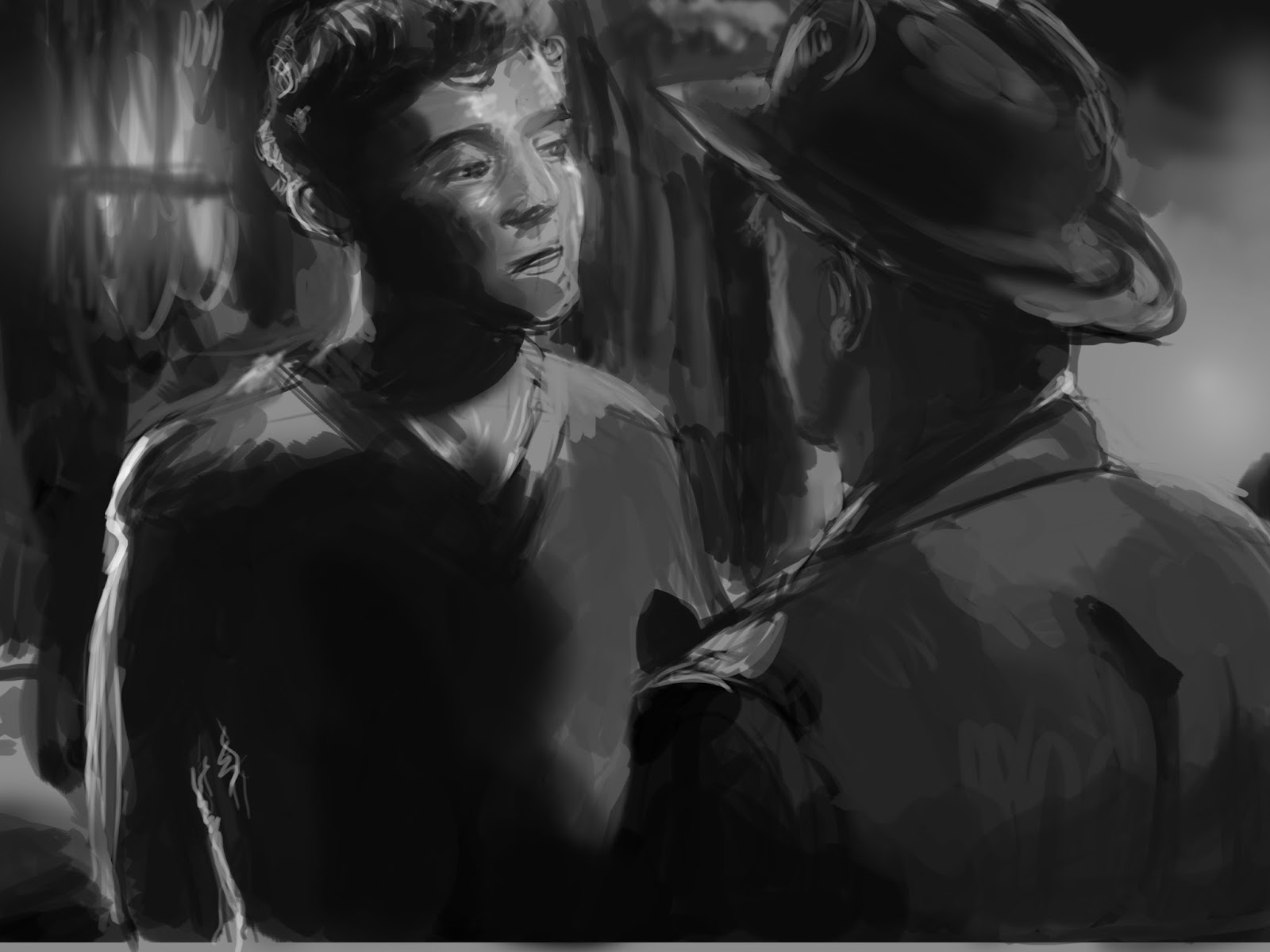 MarksEverywhere: FIlm Noir Speed Paintings