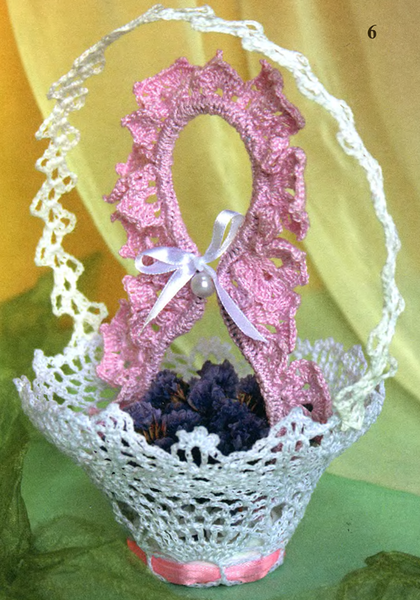 Ely Handmade: Coşuleţ croşetat - schiţă