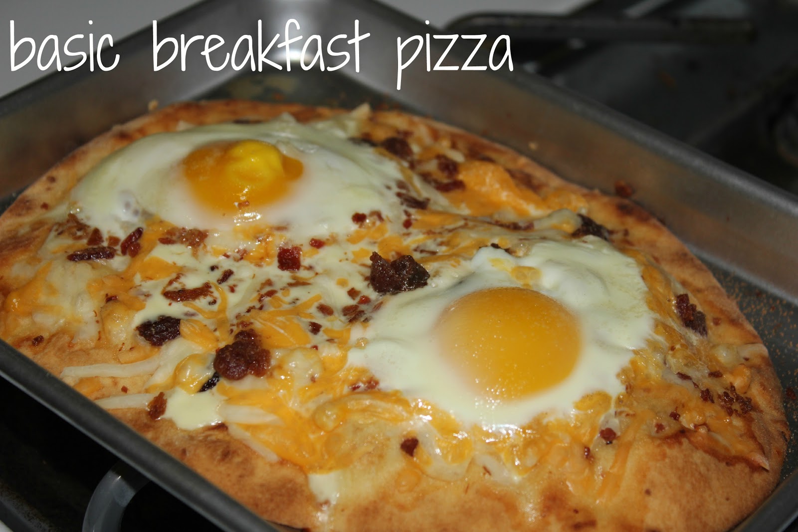 Three Peas In My Little Pod: breakfast pizza made easy