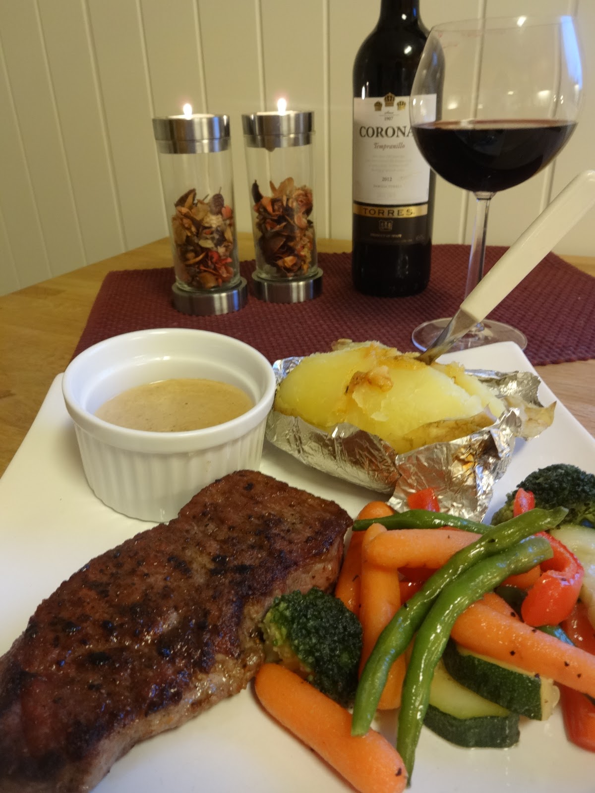 Edels Mat : Biff med ovnsbakte grønnsaker og fløtesaus lavFODMAP