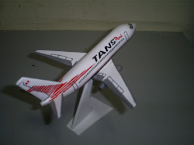 AEROLINEAS PERUANAS, REGALOS AERONAUTICOS, ARONPLANE: TANS PERU BOING 737