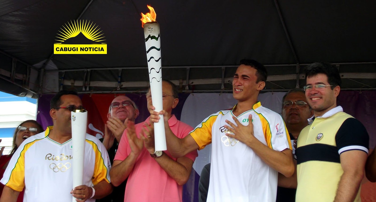 F DAMIÃO NOTÍCIAS: PASSAGEM DA TOCHA OLÍMPICA FOI SUCESSO NA CIDADE DE ...