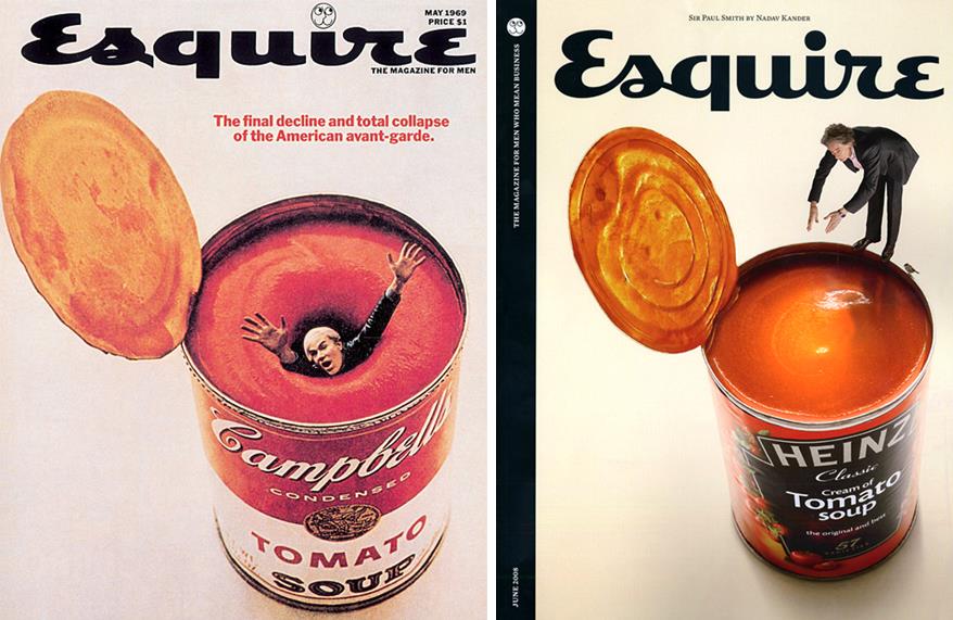 Vetustideces: + "memes" fotográficos: las portadas de Esquire