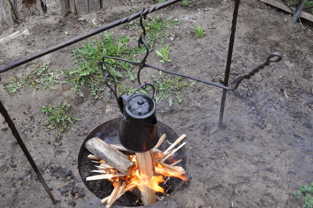 Skab Leatherworks: Hand Forged Coffee Pot Tipper / Pourer