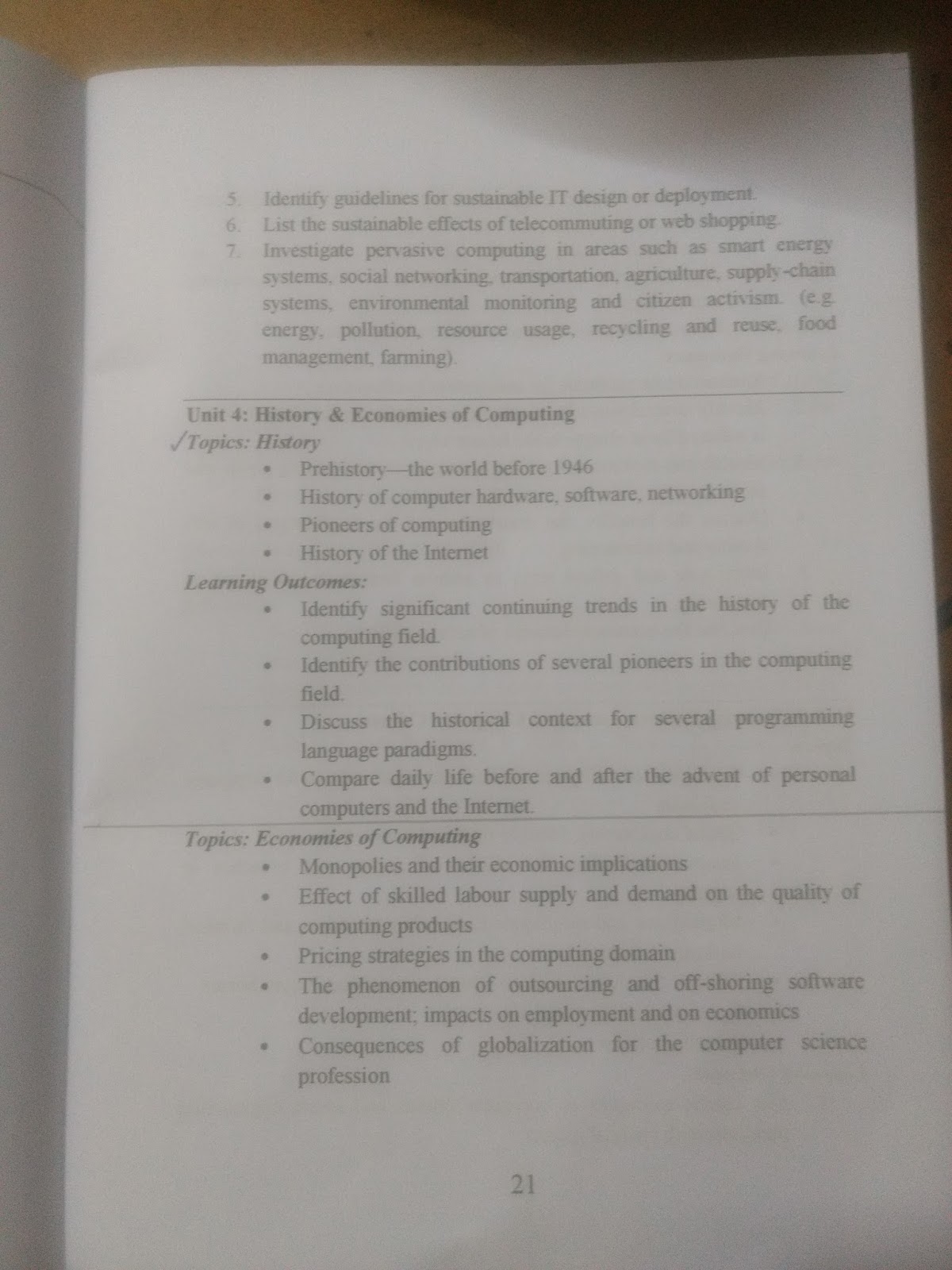 RIT CSE VII A: Social issues and professional practice internal 2 syllabus