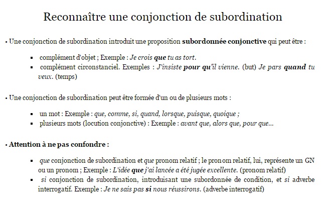 L'atelier FLE: 4º ESO - Les conjonctions vs. les pronoms relatifs