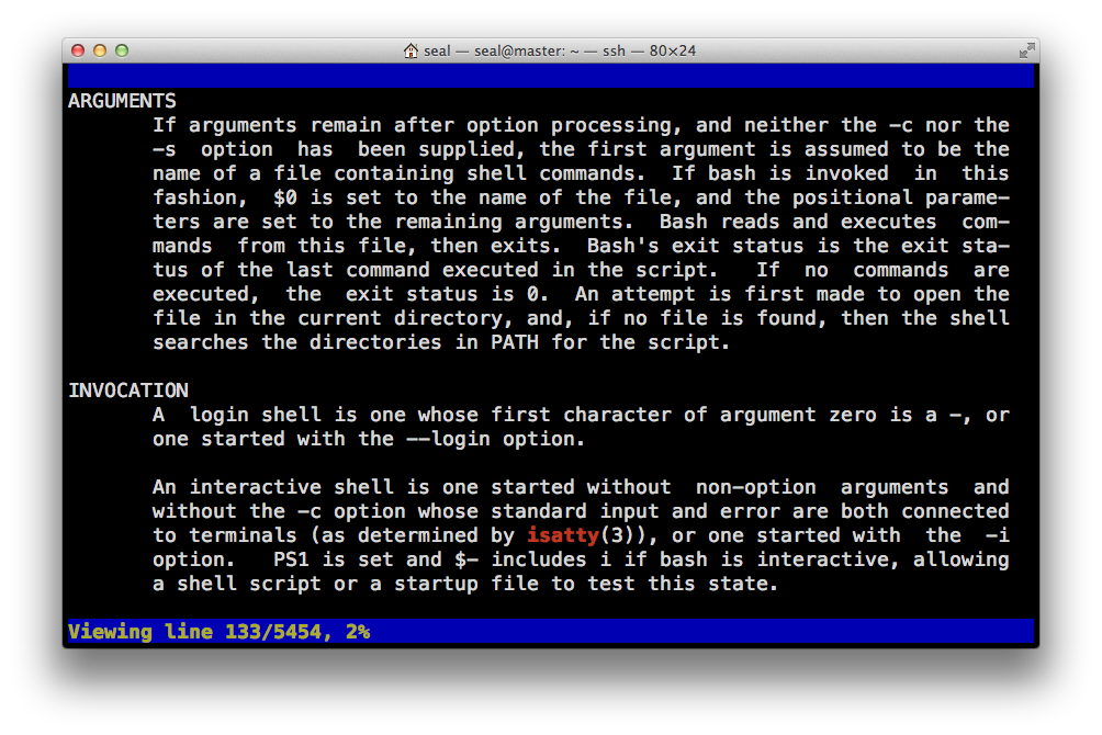 pinfo -- 在 Unix/Linux 中顯示彩色的 info 文件 - G. T. Wang