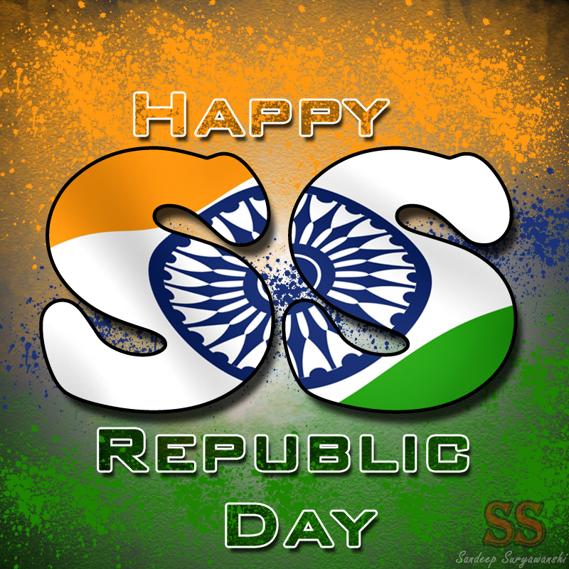 SS: All initial for your Dp in Indian Flag Colour