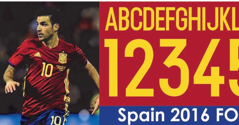 Spain Euro 2016 Font