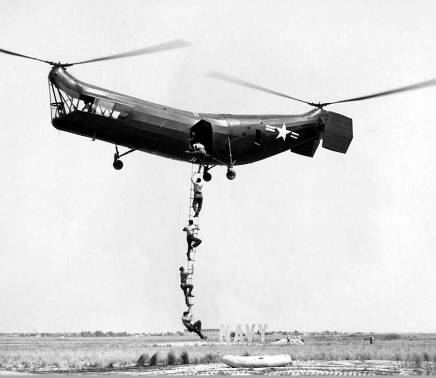 FDRA - Fuerza Aérea: Helicóptero pesado: Piasecki HRP Rescuer