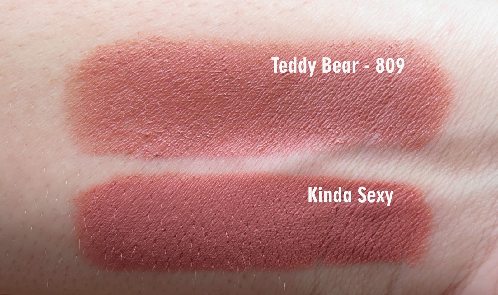 Mundo Beauté: Dupe da semana: Teddy Bear Maybelline vs Kinda Sexy Mac