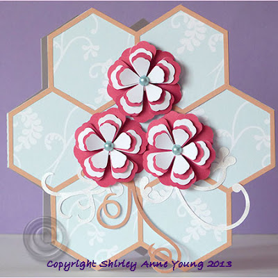 Shirley's Cards: Hexagonal Card