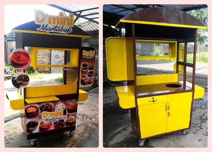 Gerobak Martabak D'Mini Rp 3.900.000 | Gerobak Unik Bandung