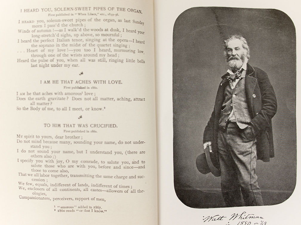 Isfive Antiquarian Books: 1900 WALT WHITMAN ~ LEAVES OF GRASS ~ ART ...