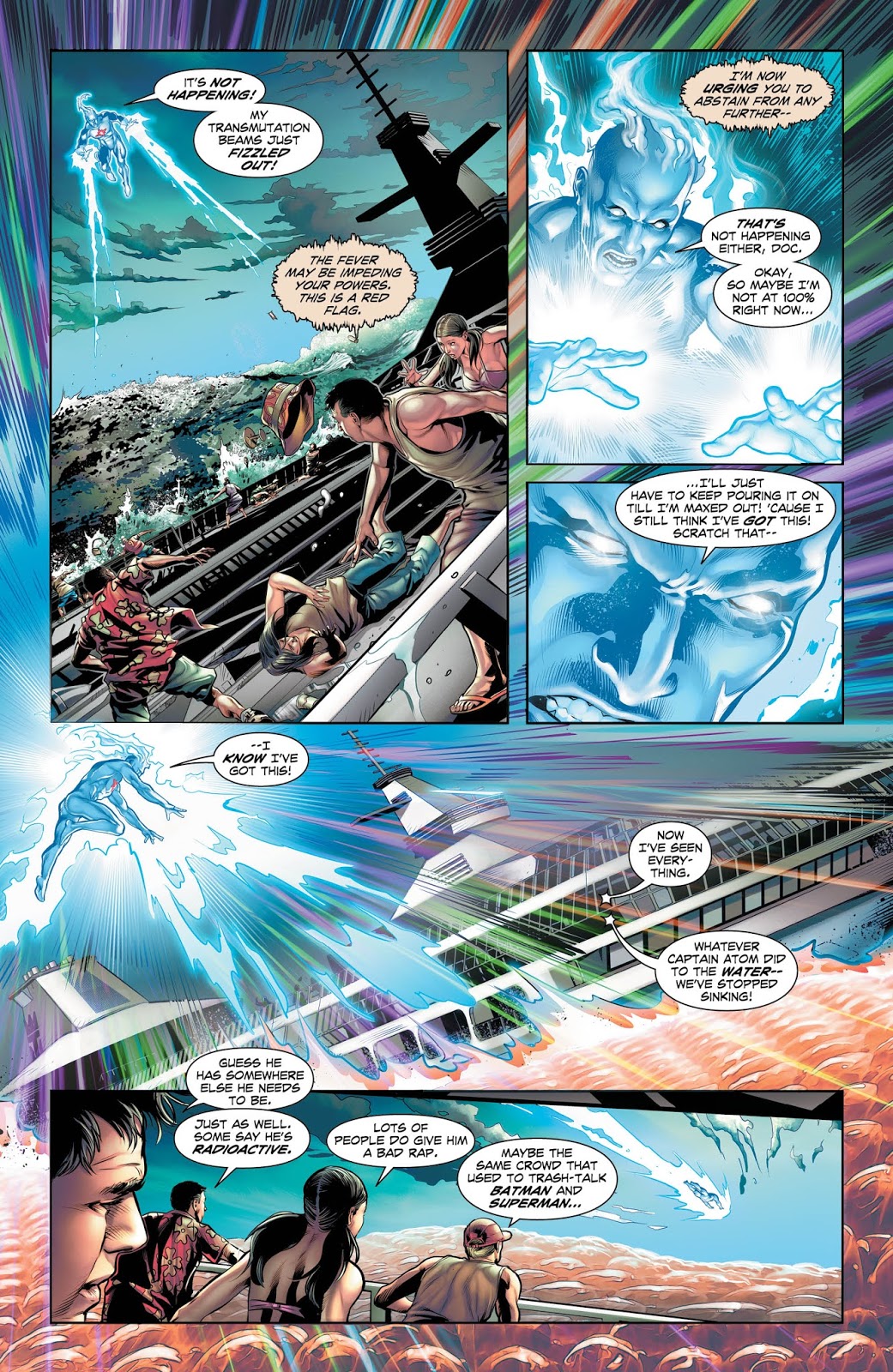 Superman Vs Captain Atom Injustice