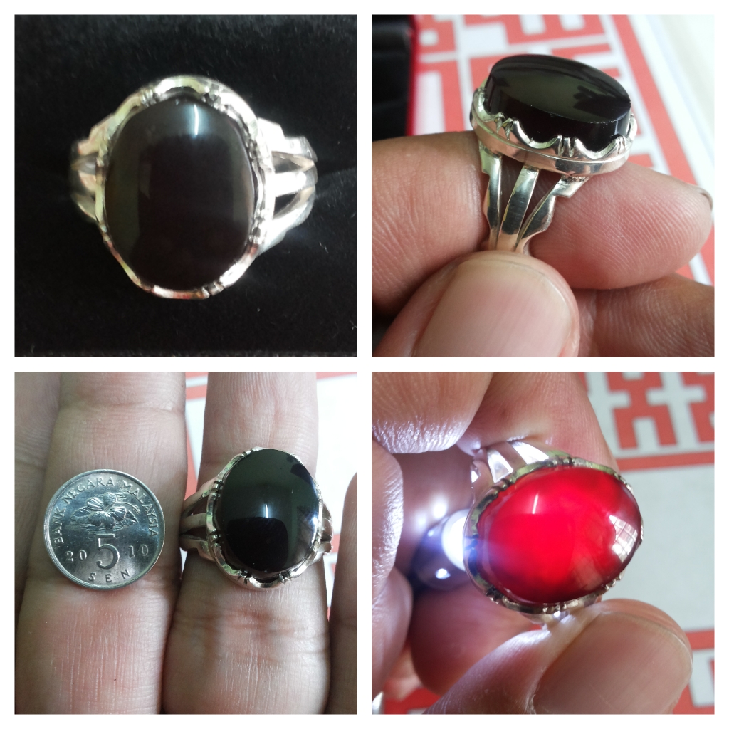 Keindahan Akik Yaman: Cincin Akik Yaman Hitam Shaft Albad Final Color ...