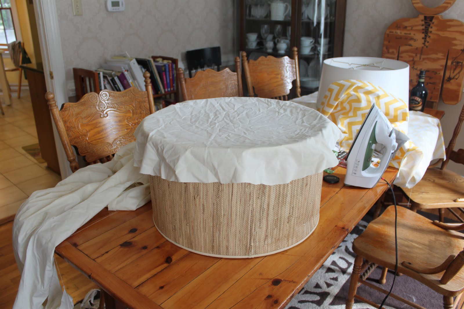 Bright As Yellow: DIY Drum Lamp Diffuser