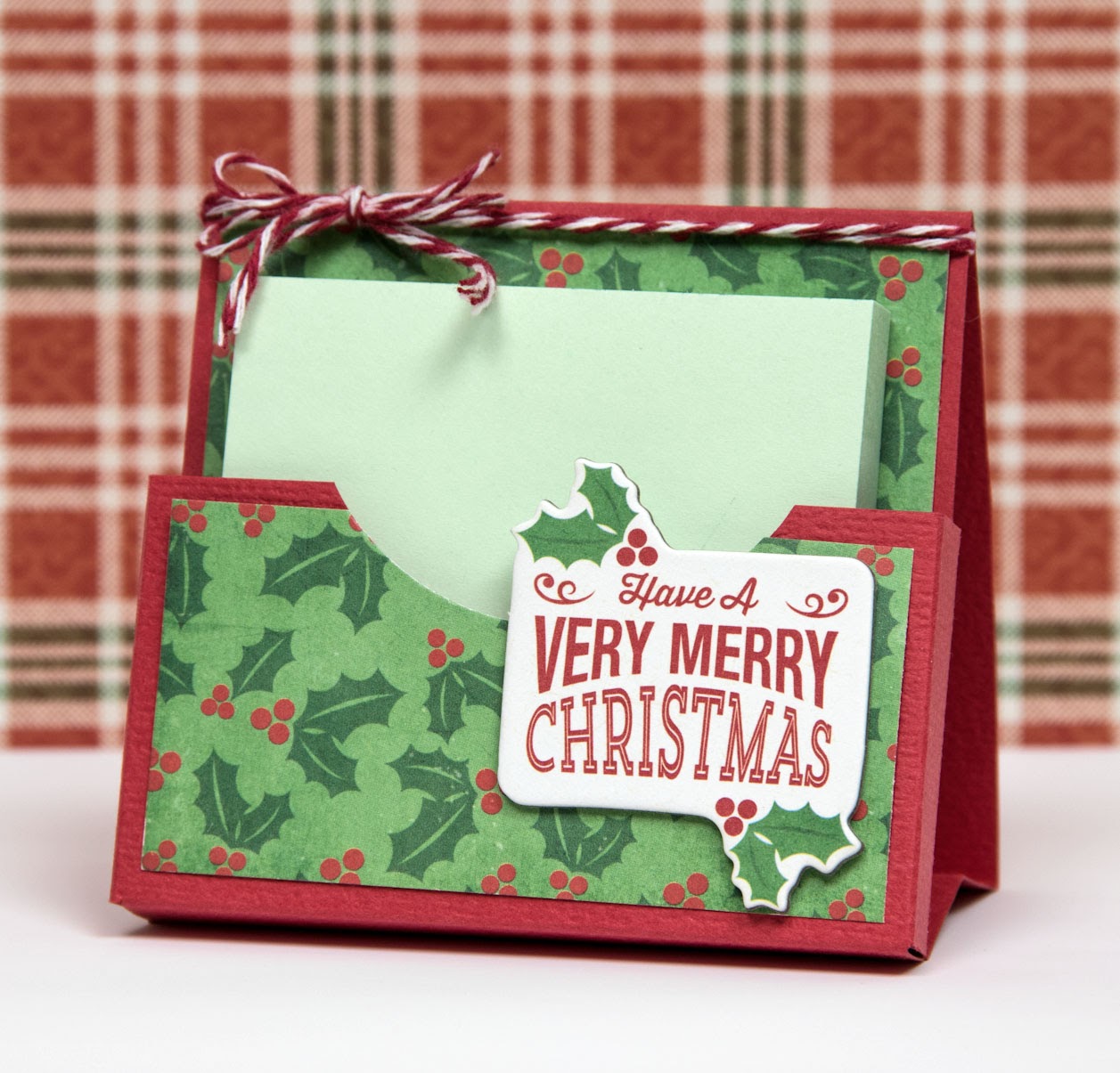 The Paper Boutique: Christmas Sticky Note Holders