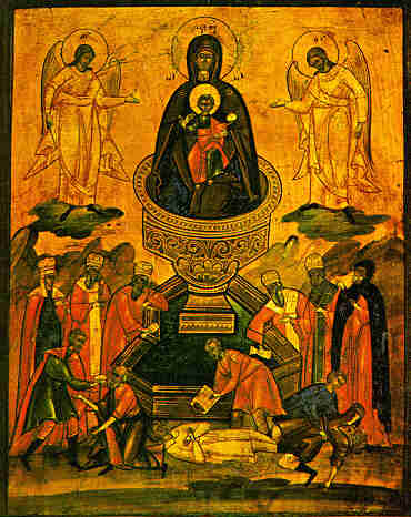Icon-painting Facts: Icon of the Life-Giving Spring of the Mother of ...