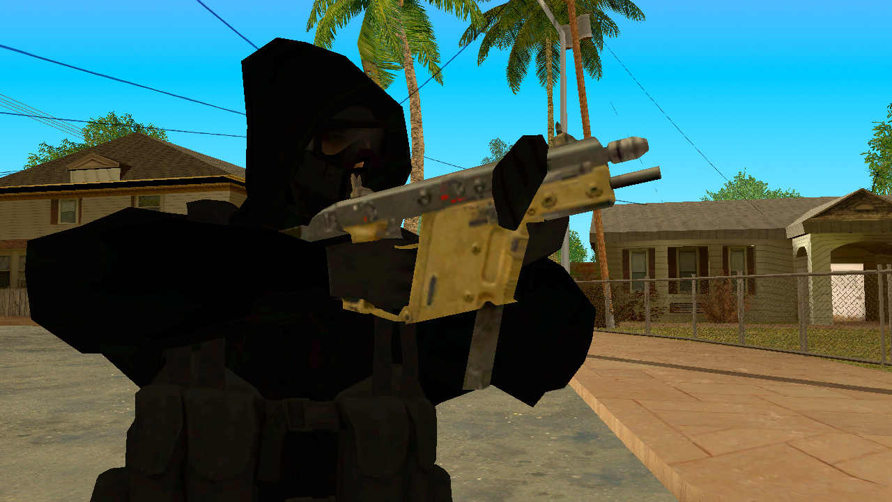 GTA SA LowPoly Mods: KRISS Vector