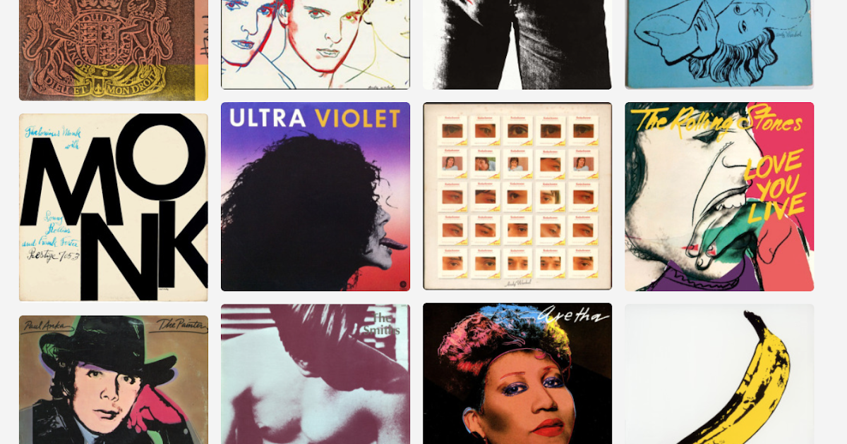 Artists' Books and Multiples: This week on Tumblr: Andy Warhol Album Covers