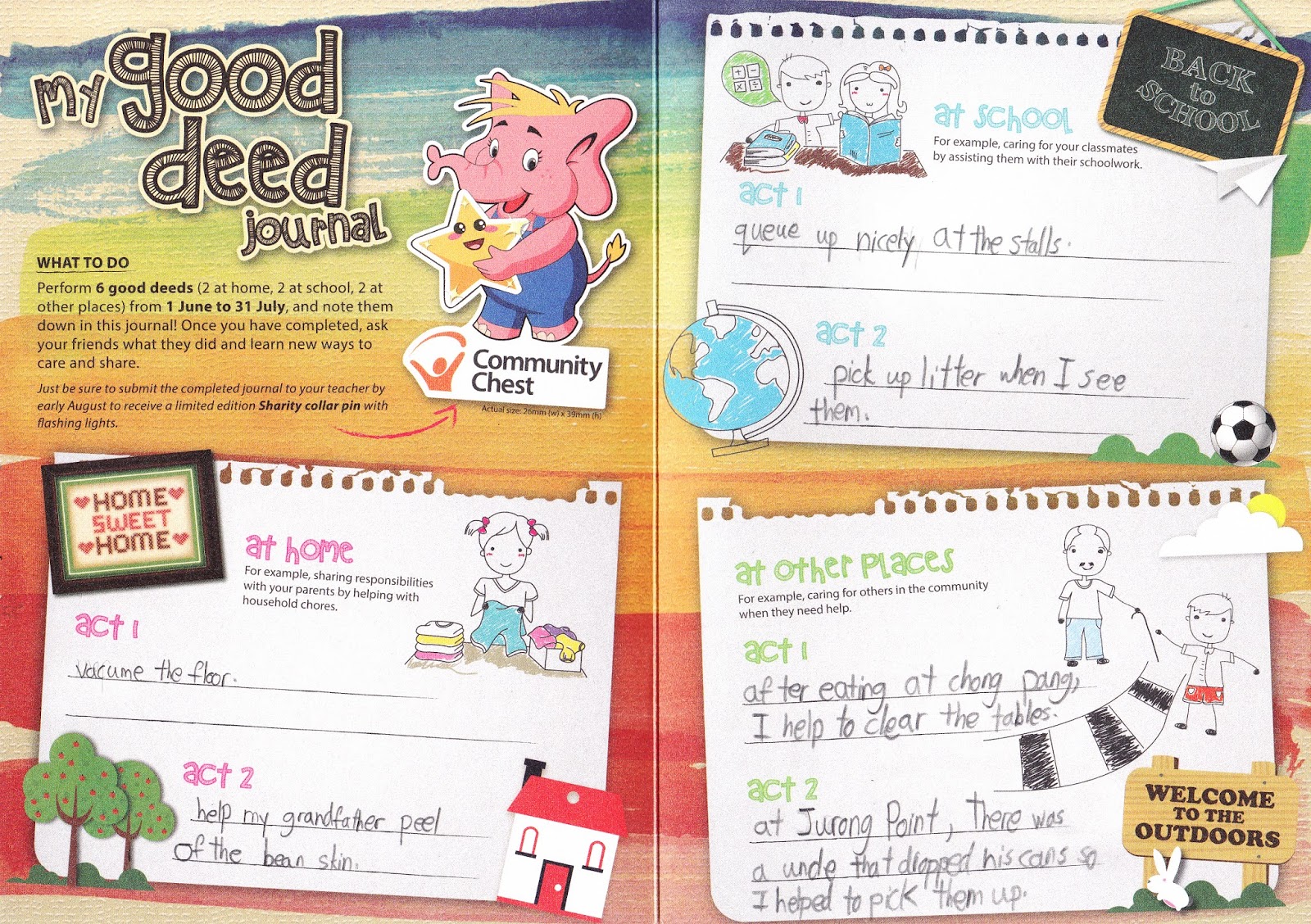 Character and Citizenship Education / Values In Action: My Good Deeds ...