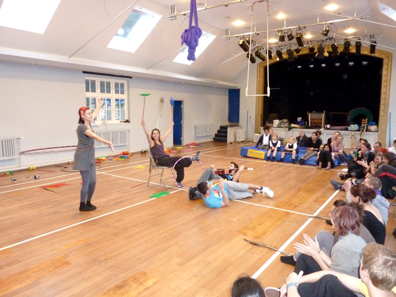 Suitcase Circus - Grundtvig Learner Workshop: THORNER VICTORY HALL