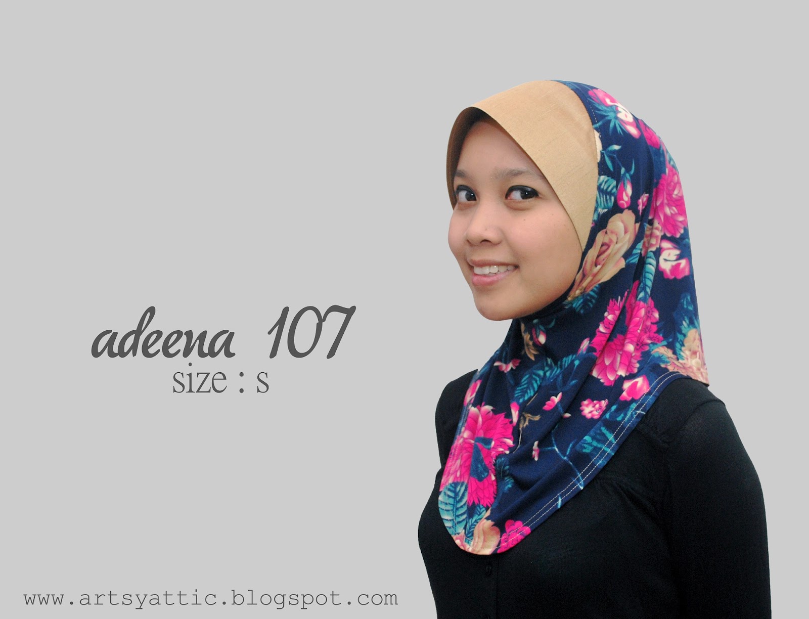 Artsy Attic: Adeena Instant Hijab #13
