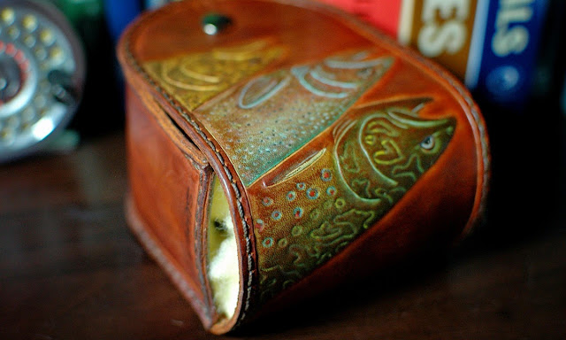 The Fiberglass Manifesto: The Making Of A Leather Reel Case - Part 2