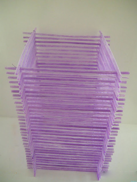 wedding-time-spot: DIY straw flower vase for your wedding