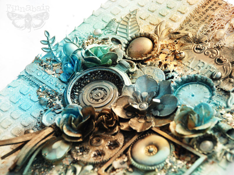 Finnabair: Time Capsule - mixed-media collage (and class!)