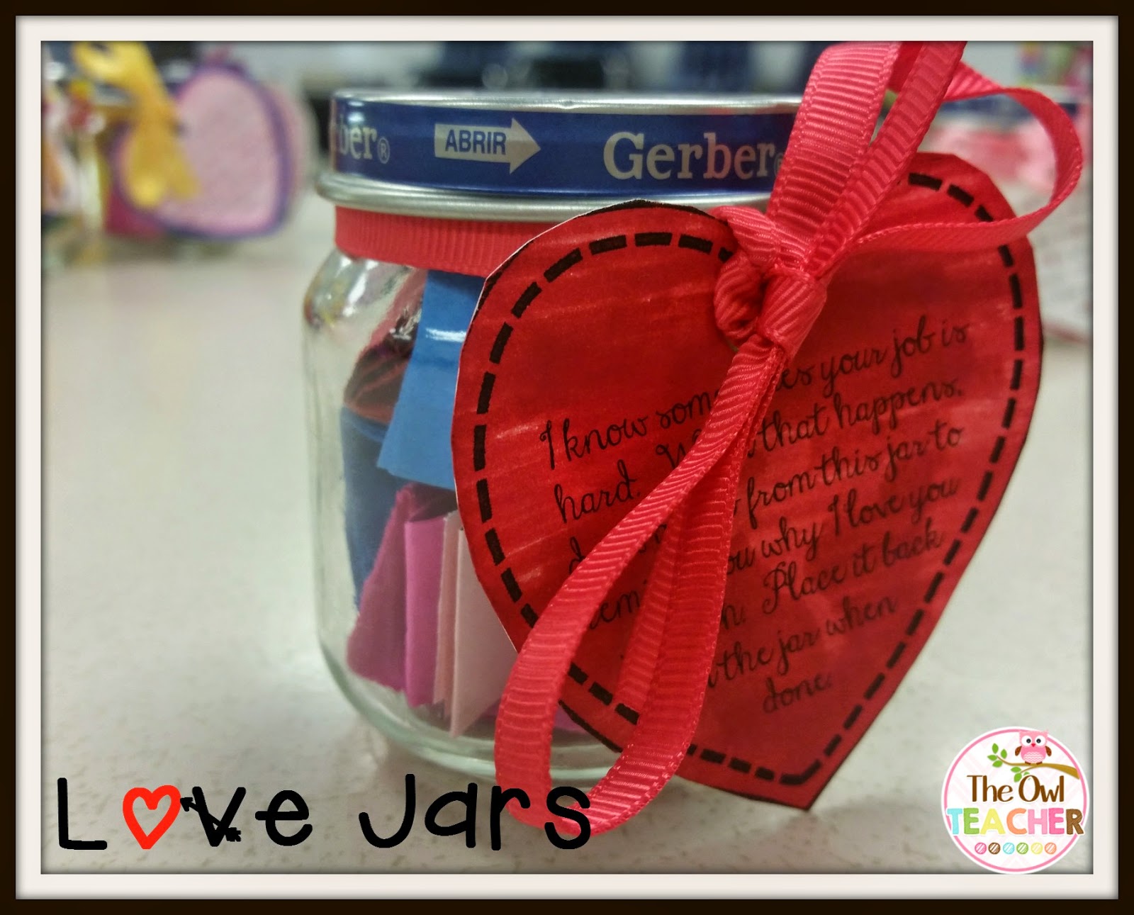 Love Jars For Mother's Day - The Owl Teacher