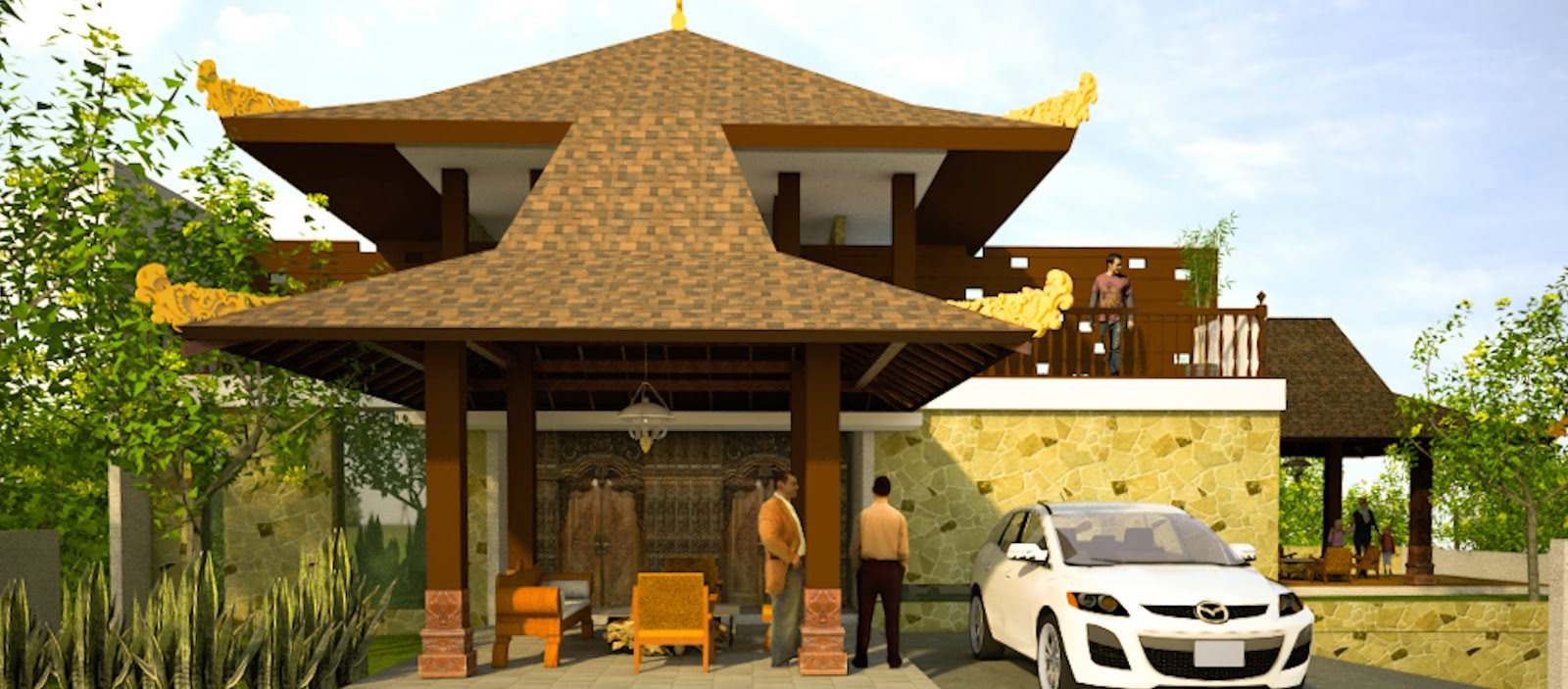 imajinasirumahStudio: RUMAH JOGLO PENDOPO MODERN