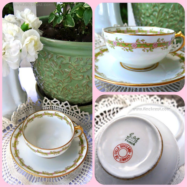 The Nest at Finch Rest: Limoges Tea Cup