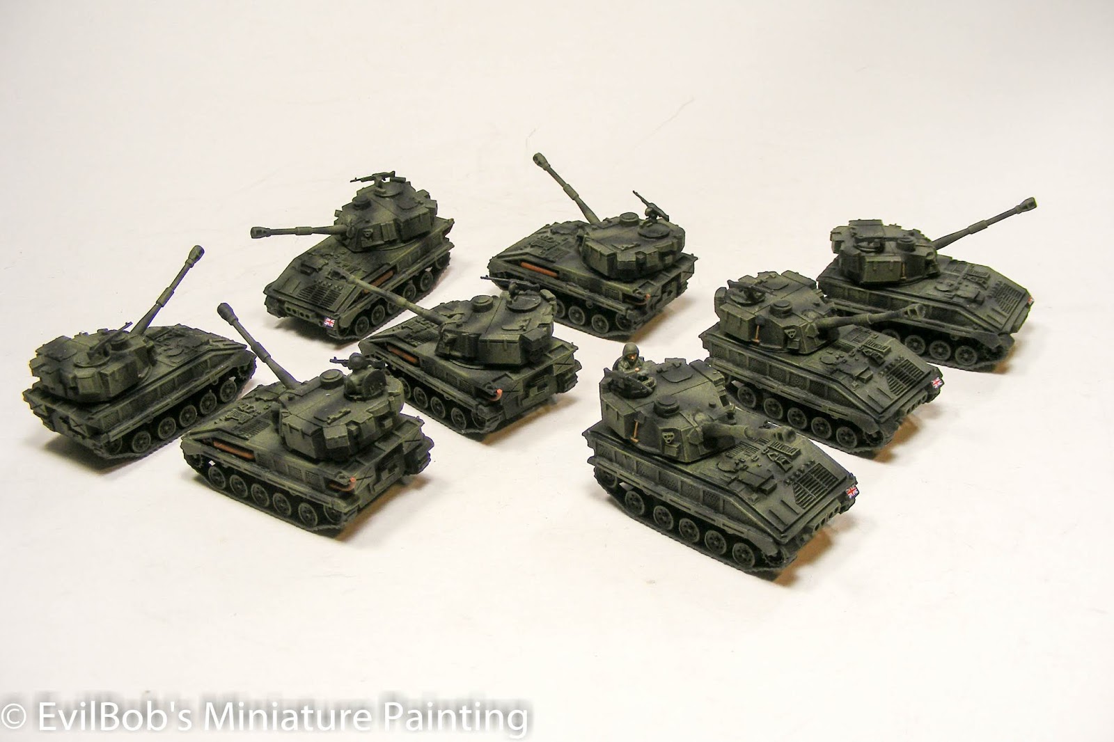 Evil Bob's Miniature Painting: 15mm Team Yankee British Army