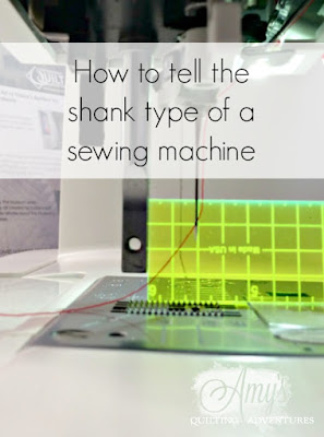 Amy's Free Motion Quilting Adventures: How to Tell the Shank Type of a ...