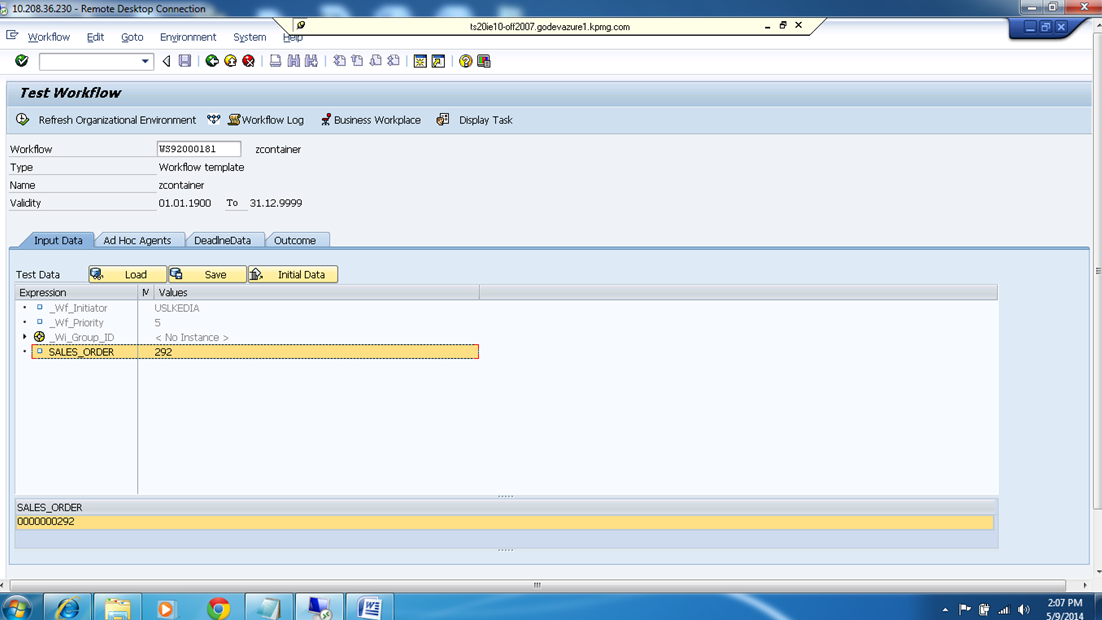 An SAP Consultant: SAP Workflow - Process Control