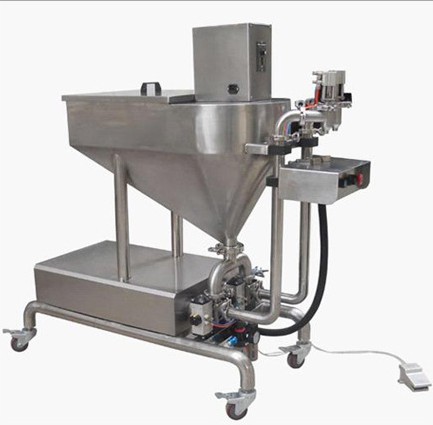 semi automatic single head thick sauce filling machine pneumatic cream ...